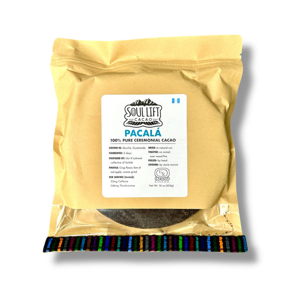 Pacalá 100% Pure Ceremonial Cacao Paste from Guatemala - Soul Lift Cacao